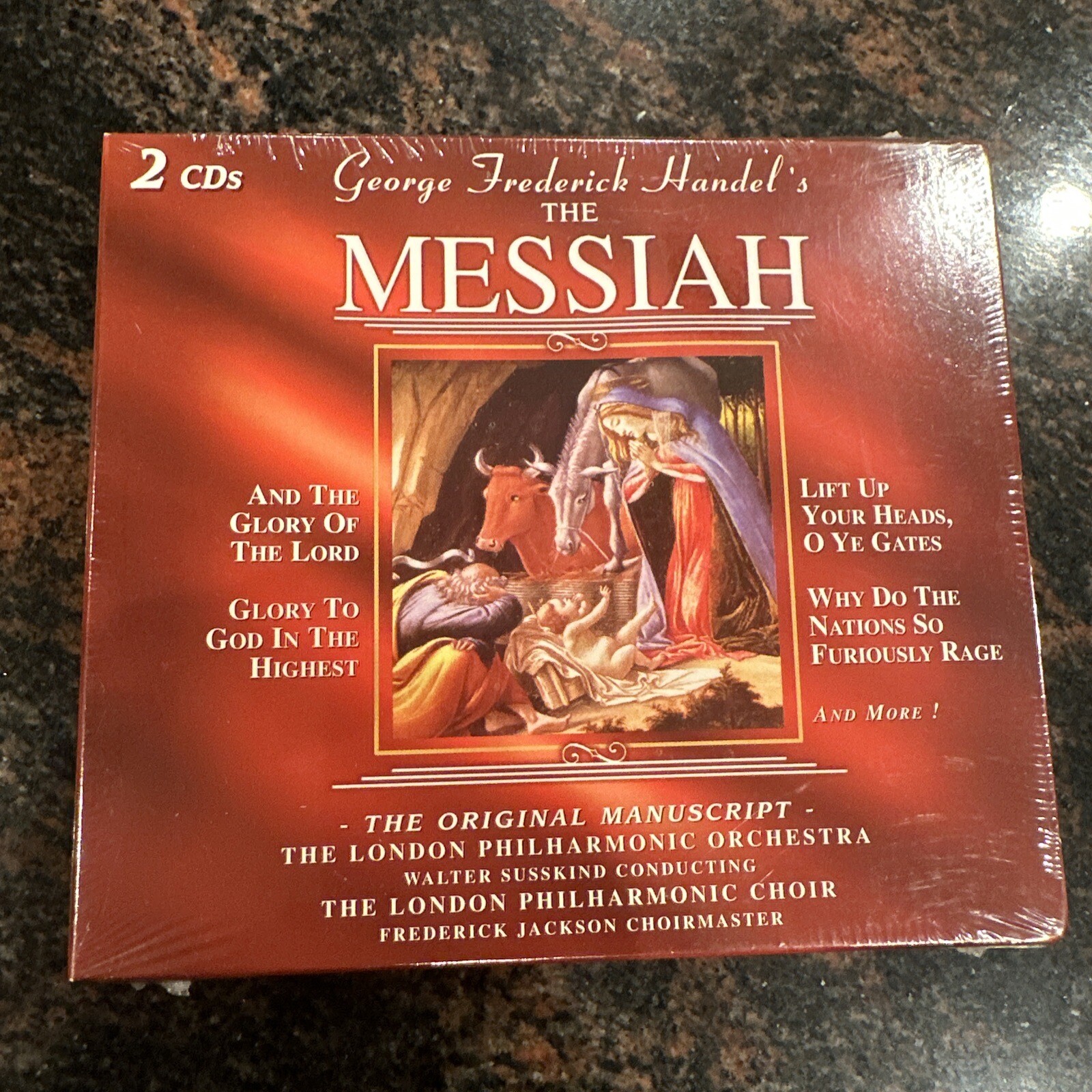 George Frederick Handel The Messiah 2-CD Factory Sealed. 43 Songs. ️🚨🇩🇪 ...