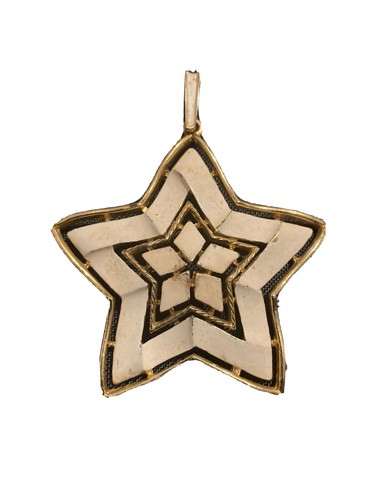 Vintage Enamel 5pt Star Pendant | eBay