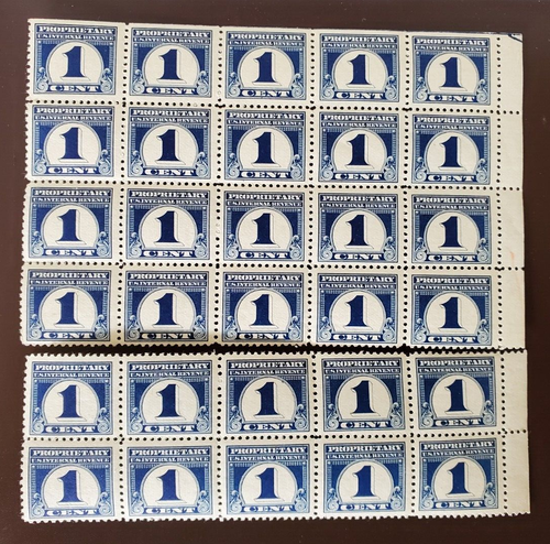 US stamps RB65 sep. sheet of 30 - Lot#J392 | eBay