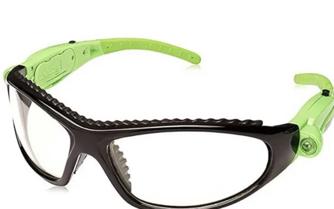 LED Safety Glasses OEM TOOLS 26021 Black & Green | eBay