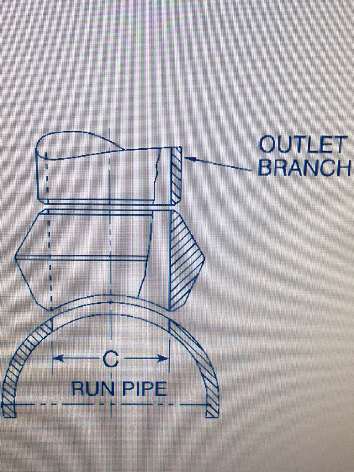 Stainless Branch Connection 3"x1" BUTT WELD / SOCKET WELD PIPET F316L ...