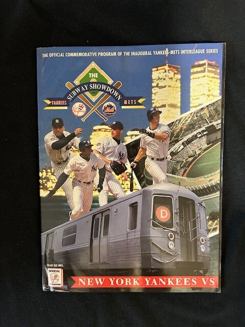 1997 Inaugural Subway Series NY Mets vs NY Yankees Vintage Program ...