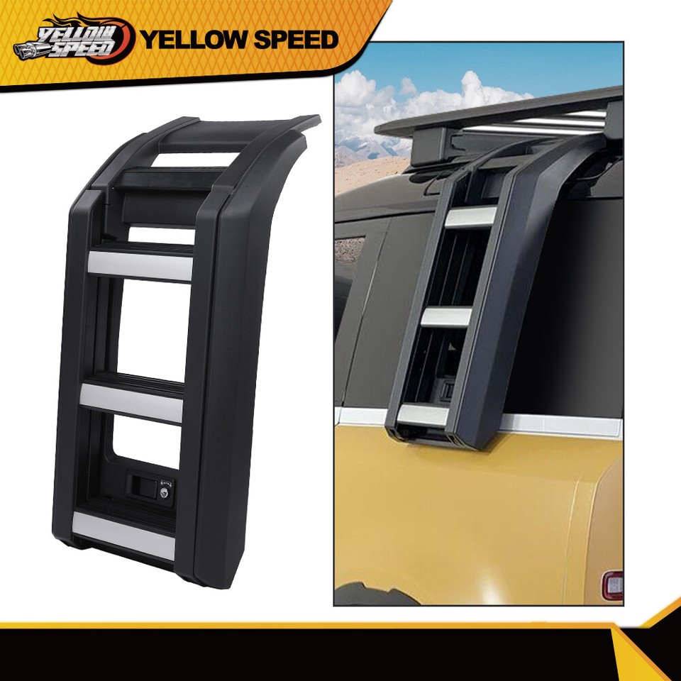 Roof Rack Side Access Ladder Fit For Land Rover Defender 90 or 110 2020 ...