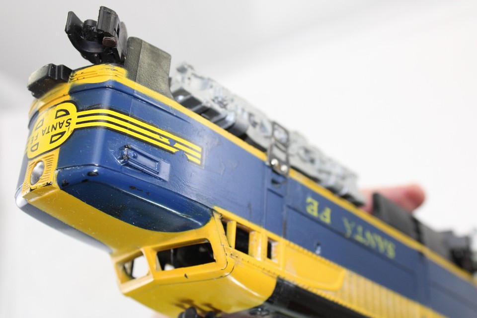 S-Gauge - American Flyer Santa Fe 484, 485, 486 Freight ABA 3 Digit ...