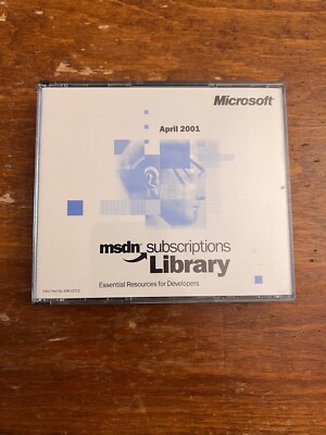 Microsoft MSDN Library 3CDs April 2001 | eBay