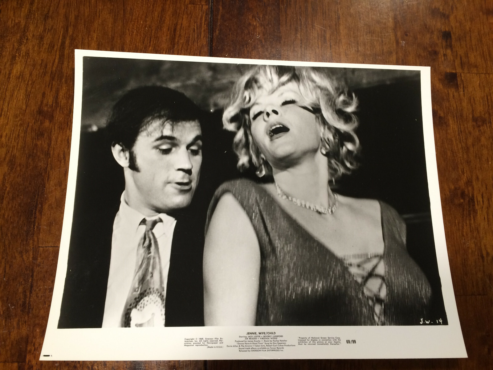 Jennie: Wife/Child 1968 8x10 Movie Photo Jack Lester Beverly Lunsford ...
