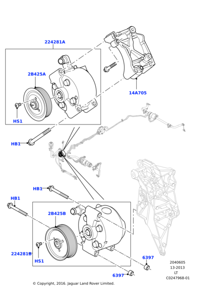 Land Rover Range Rover Sport L320 Anti Roll Bar Ace Pump RVB000017 ...