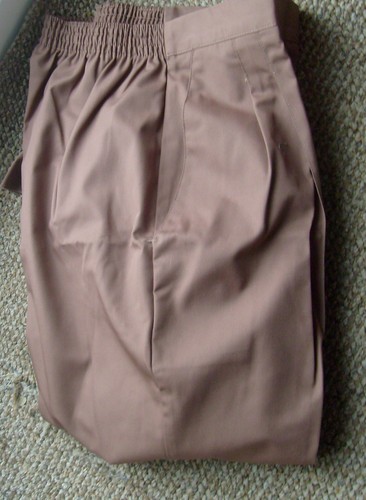 Ladies brown work NHS hospital or uniform trousers Size 16 or 20, code ...
