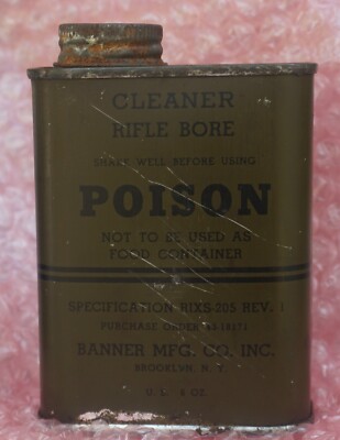 Army Bore Cleaner, mfg Banner, purchase order 1943 ( H3 Front) | eBay