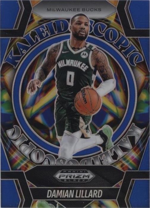 2024-25 Panini Prizm Black - Kaleidoscopic Damian Lillard #16 Blue ...