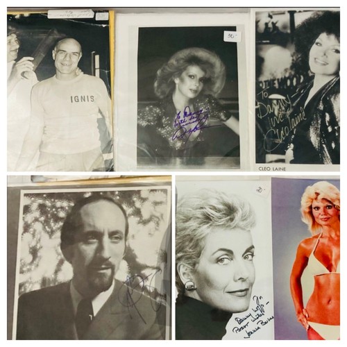 Lot of Autograph Photos Signed Actors Singers Cleo Laine Anderson Abbe Lane | eBay