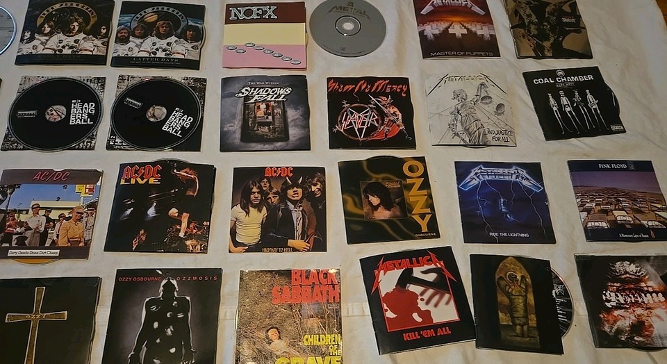 Heavy Metal/Rock Mixed CD Loose Lot 84 CDs Total In Decent Shape Some ...