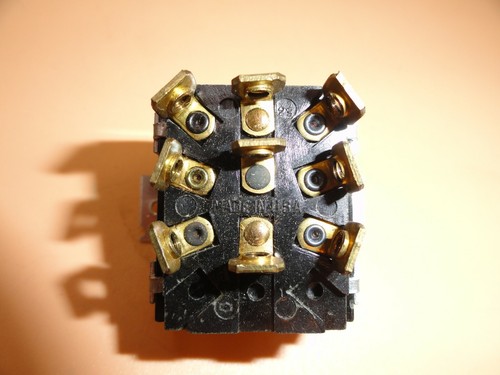 TPTT ~Triple 3 Pole Triple Throw 3P3T 9-Pin (ON-OFF-ON) Toggle Switch ...