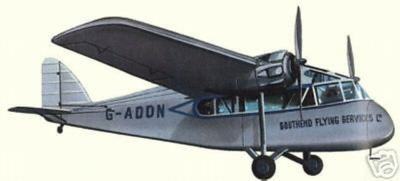 S-16 Scion Short UK Light Transport S16 Airplane UK Desktop Wood Model ...