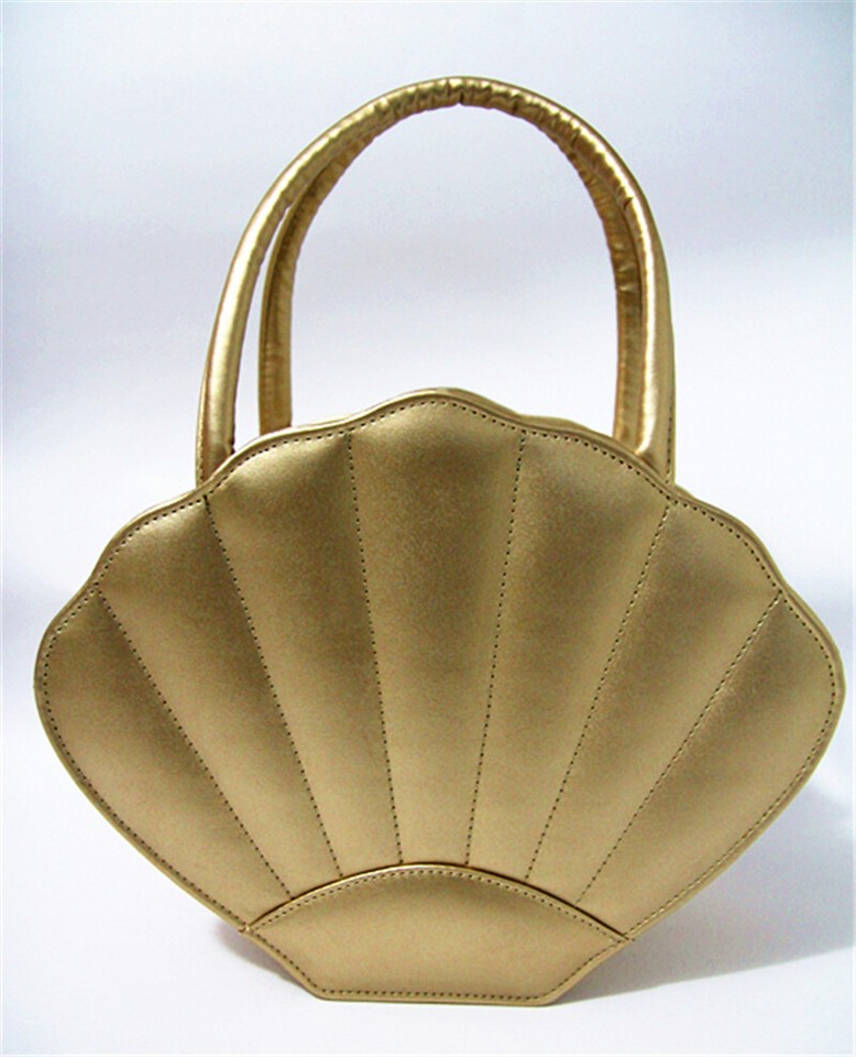 Women PU Leather Handbag Shell Shape Purse Shoulder Messenger Bag ...