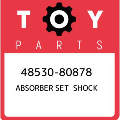 48530-80878 Toyota Absorber set shock 4853080878, New Genuine OEM Part ...