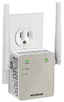 NETGEAR WiFi Range Extender EX6120 AC1200 Coverage up to 1500 SqFt & 25 ...
