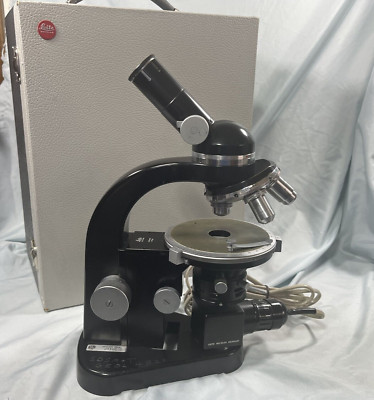 Leitz Wetzlar Polarizing Microscope - SM-POL - 777401 - With Case ...