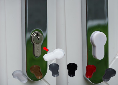 Keyhole Lock Cover Door Lock Cover Draft Draught Excluder Cap PushFit ...