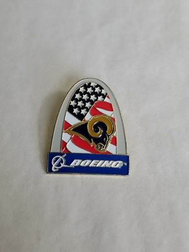 St Louis Rams Boeing Lapel Pin Arch American Flag | eBay
