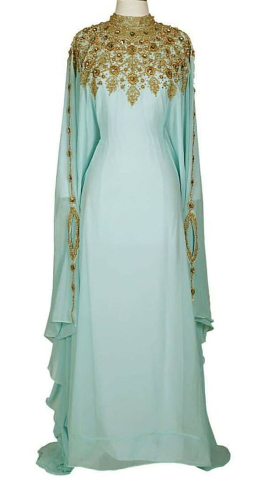 Sale New Moroccan Dubai Kaftans Abaya Farasha Dress Very Fancy Long ...