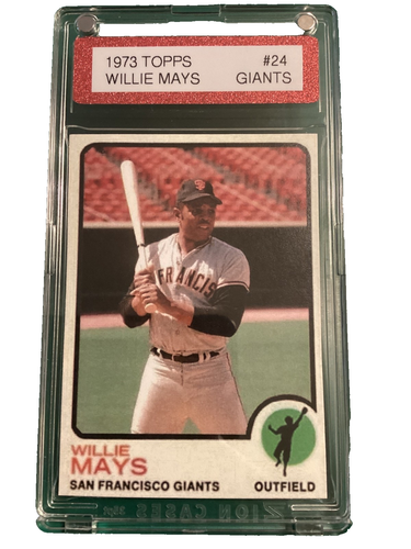1973 Topps Style Willie Mays Variation Card Giants Zion Mag Pro Case ...