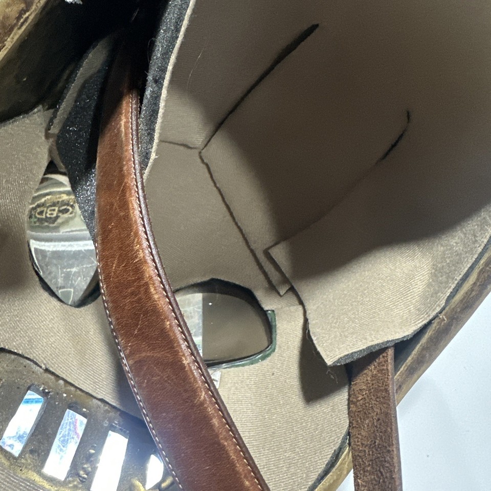 ROCKETEER HELMET CUSTOM MADE WITH DURABLE MATERIAL LEATHER STRAPS | eBay