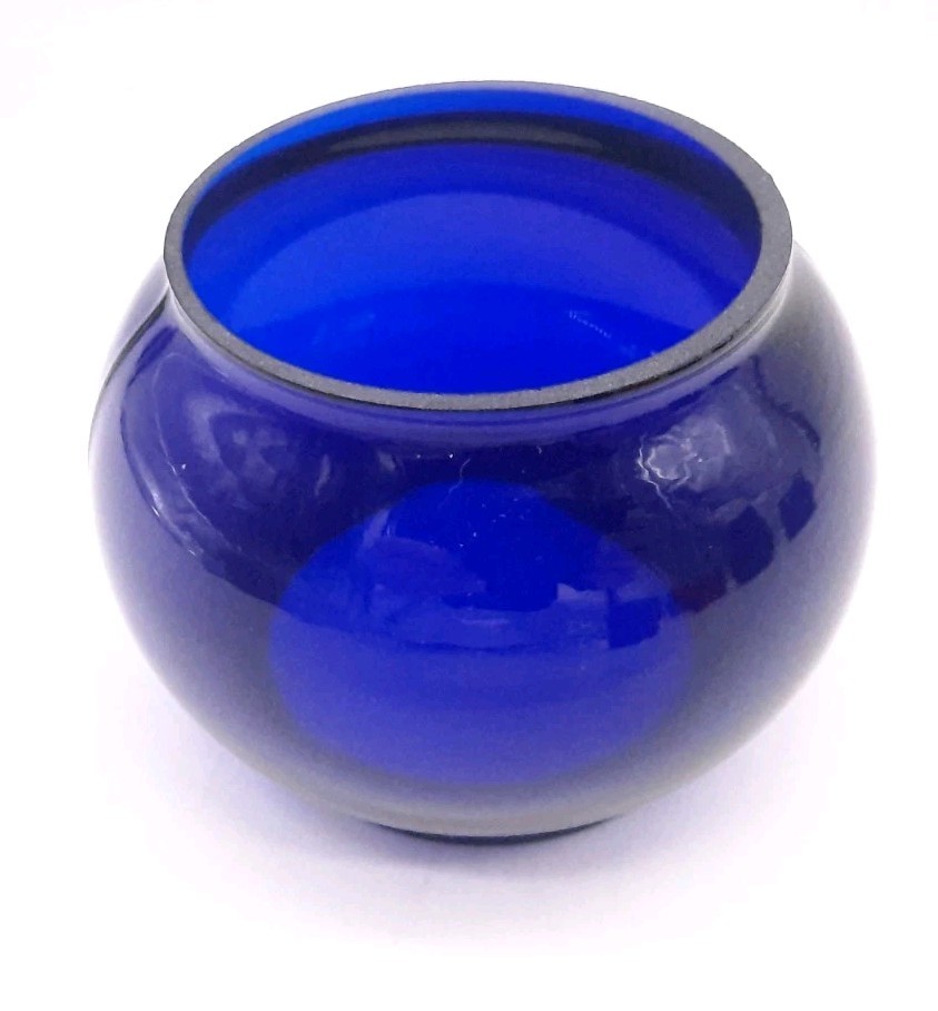 Vintage Blue Glass Globe Adlake Kero Railroad RR Barn Oil Lantern ...