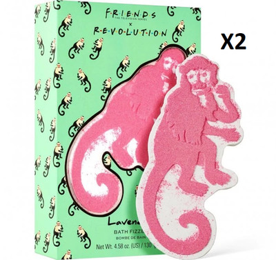 Revolution Friends Lavender Monkey Classic Bath Fizzer (pack of 2 ...