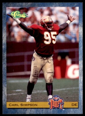 1993 Classic Carl Simpson . Chicago Bears #96 | eBay