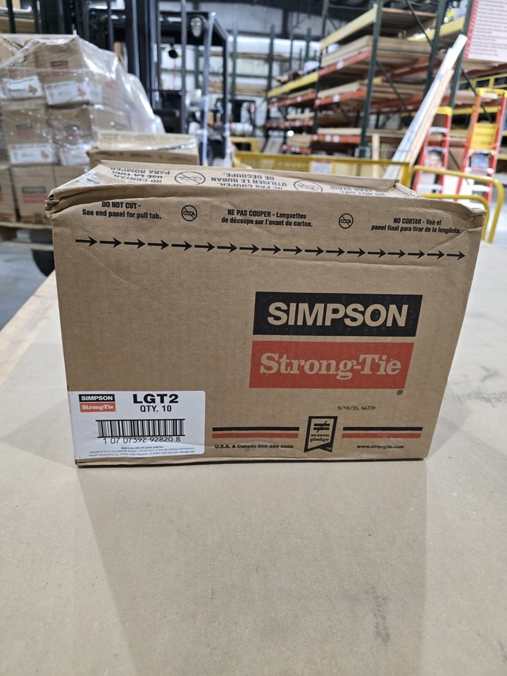 Simpson Strong-Tie LGT2 Girder Tie 10 Pk | eBay
