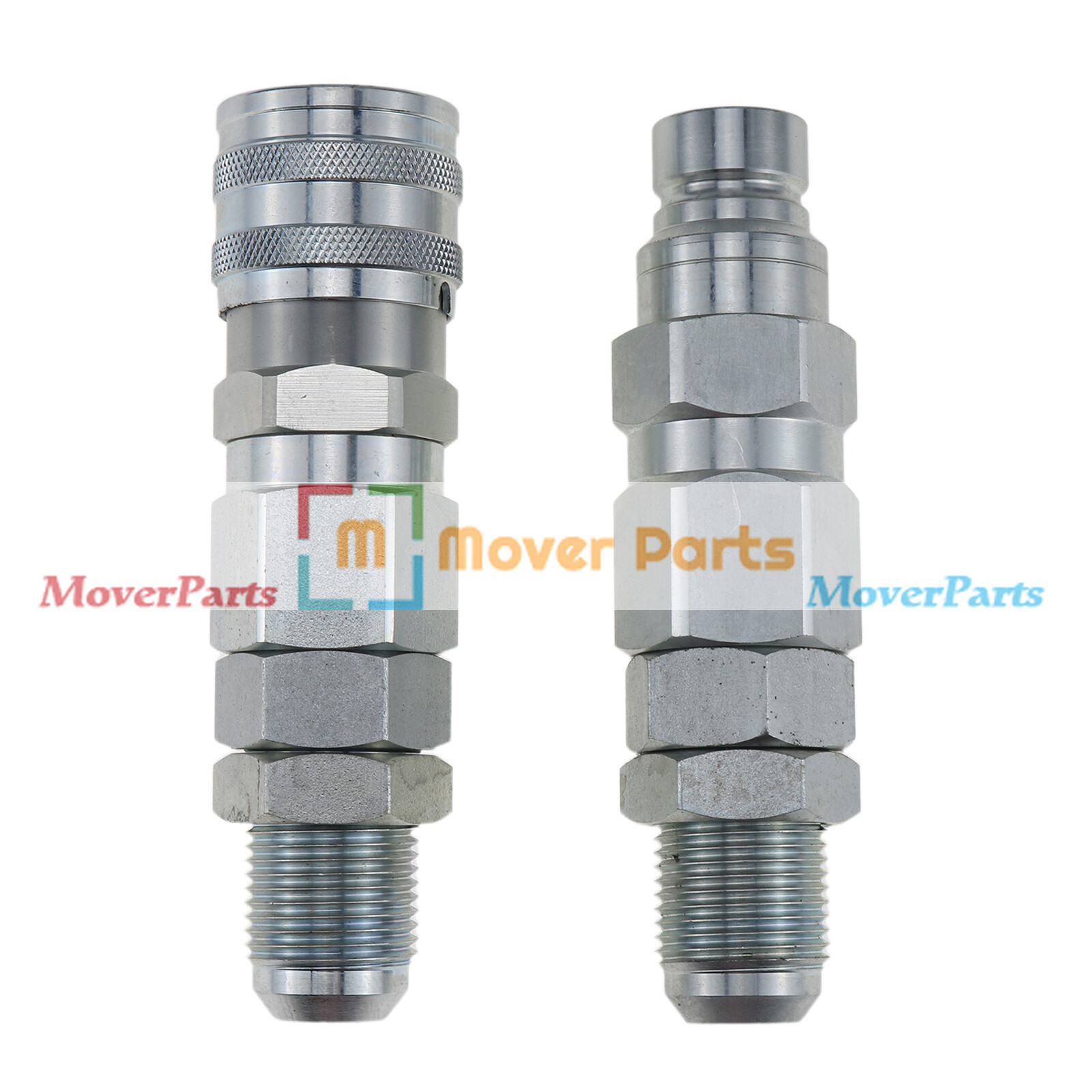 #12 JIC Flat Face Hydraulic Quick Connect Coupler for Bobcat 7753 773 ...