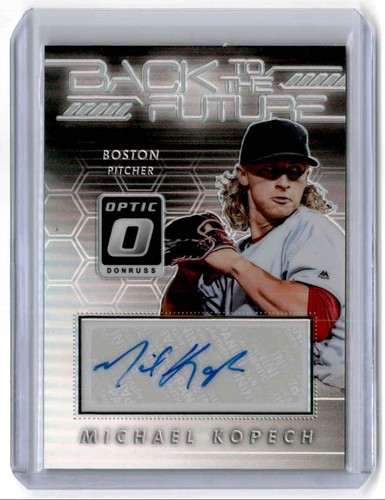 2017 Donruss Optic Back to the Future Signatures Prizm Silver Michael ...