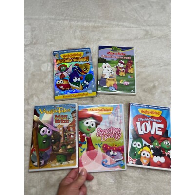 Veggie Tales DVD lot of five DVDs multiple titled | eBay