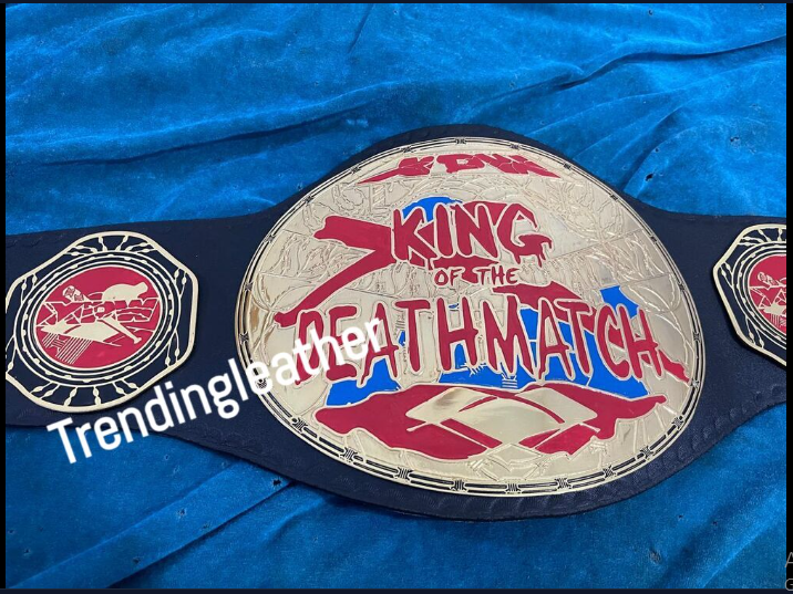 New XPW King of the Deathmatch Wrestling Championship Belt Replica Zinc ...