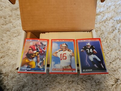 1990 Score NFL Football Complete Set #1-330 Montana, Jackson, Sanders ...