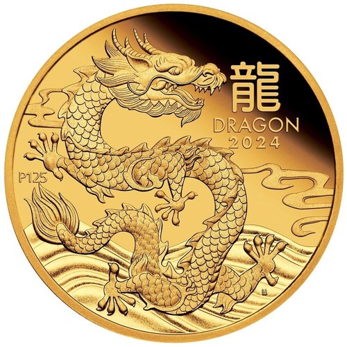 2024 Lunar Year of the Dragon III 1/10oz Gold Proof Coin - Perth Mint ...