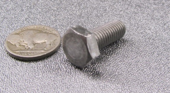 Cap Screw Bolt, Full Thread, Aluminum, M8 x 1.25 x 20 MM Length, 4 pcs ...