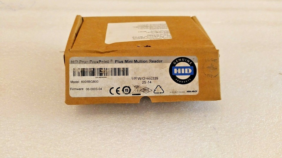 HID 6005BGB00 PROXPOINT PLUS BLACK CARD READER 6005-320-01 | eBay