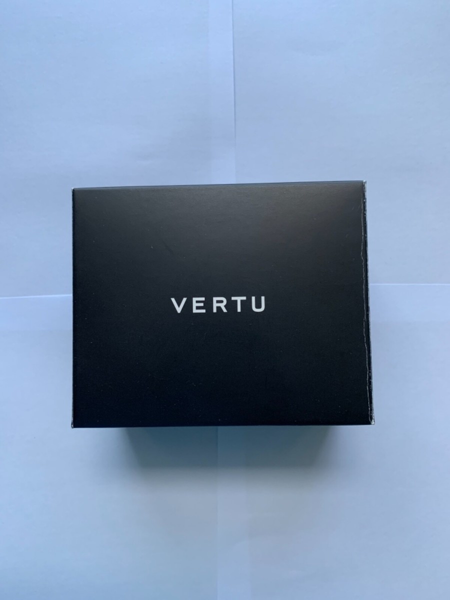 Vertu Logo Vertu Ascent X Titan Black Knurl Red Gold Like New