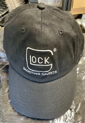 GLOCK SHOOTING SPORTS Baseball Cap Strapback Hat Men Black Cotton New ...