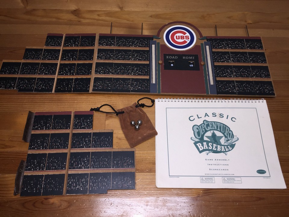 2007 Chicago Cubs Edition Old Century Classic Wooden Baseball Pinball ...