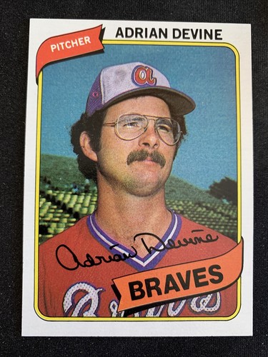 1980 TOPPS BASEBALL CARD #528 ADRIAN DEVINE ATLANTA BRAVES NM/MT FREE ...