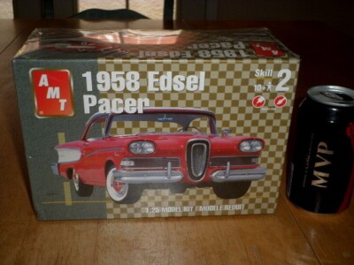 1958 EDSEL PACER, Plastic Model Car Kit, Scale: 1/25, VINTAGE ...