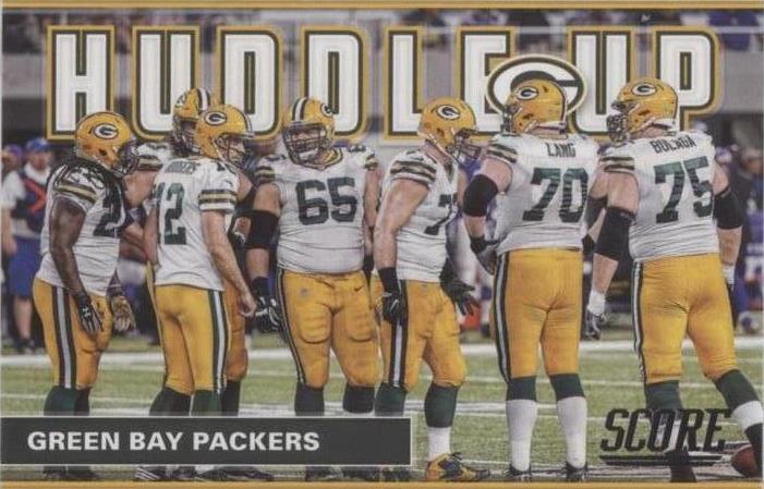 2017 Score - Huddle Up Aaron Rodgers #10 for sale online | eBay