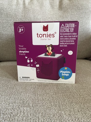 Tonies Box Custom Bundle Starter Set,Purple With Children’s Songs New Sealed Box | eBay