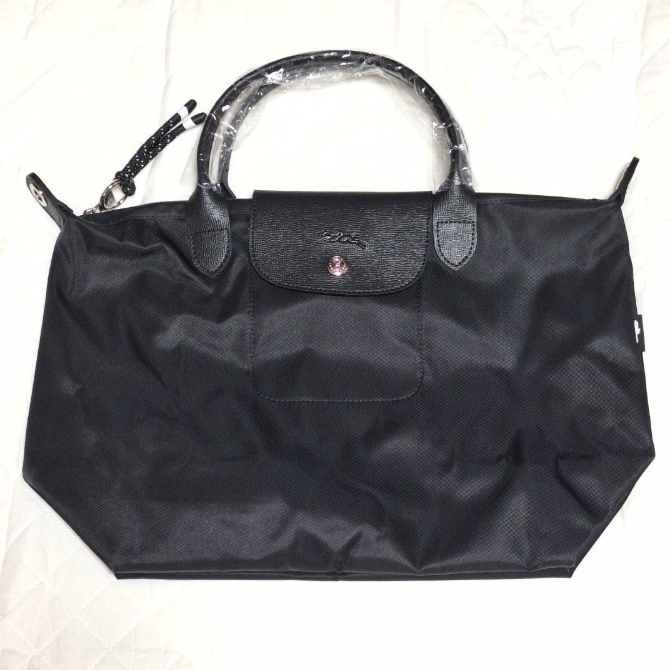 Longchamp Le Pliage Energy Shoulder Tote Bag 2Way Bag M Black Outlet ...