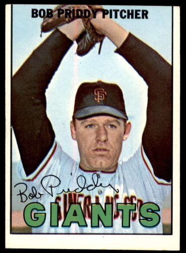 1967 Topps Bob Priddy - Good Washington Senators #26B | eBay