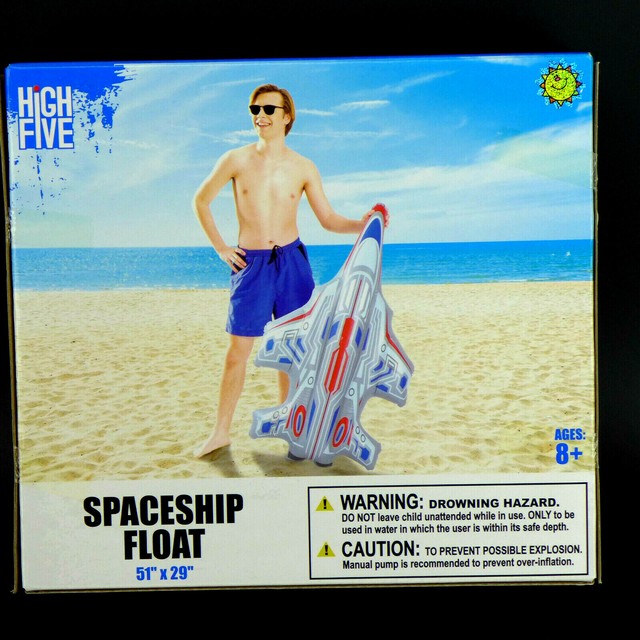 High Five Giant Inflatable Spaceship Pool Float 51" X 29" for sale ...