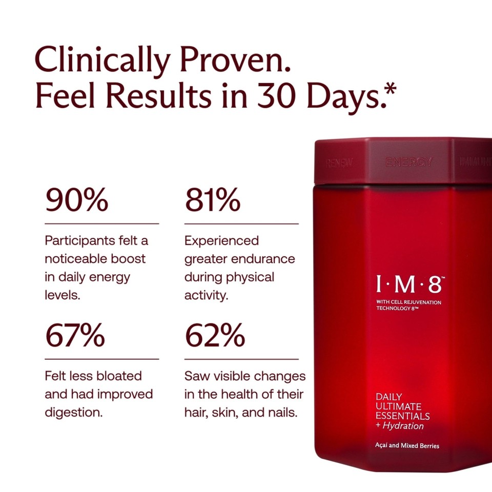 IM8 Daily Ultimate Essentials All-in-One Multivitamin Supplement 30 ...